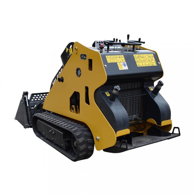 Compact Mini skid steer loader mini articulated wheel loader 25hp Japan ...
